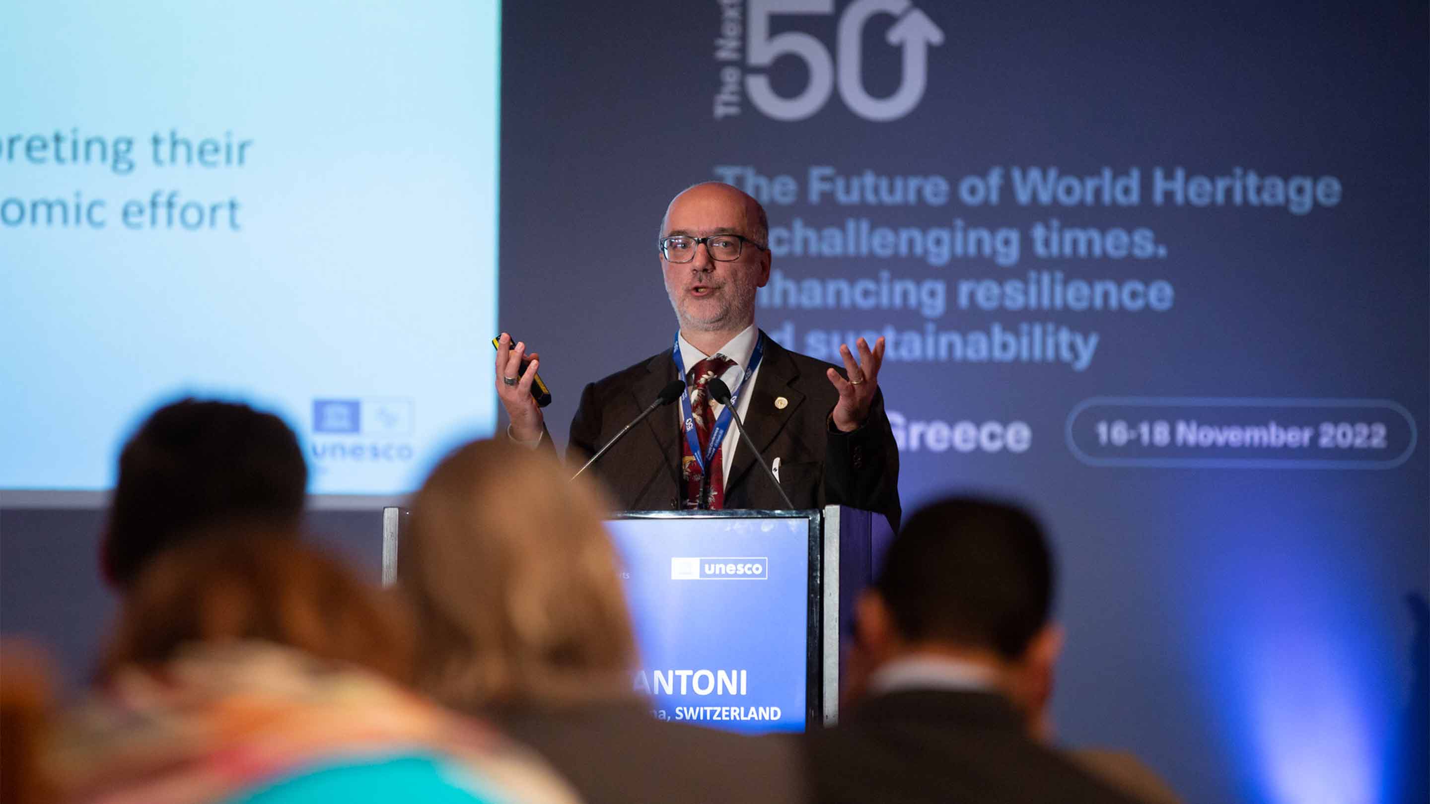 USI UNESCO chair at the 50th anniversary of the World Heritage ...